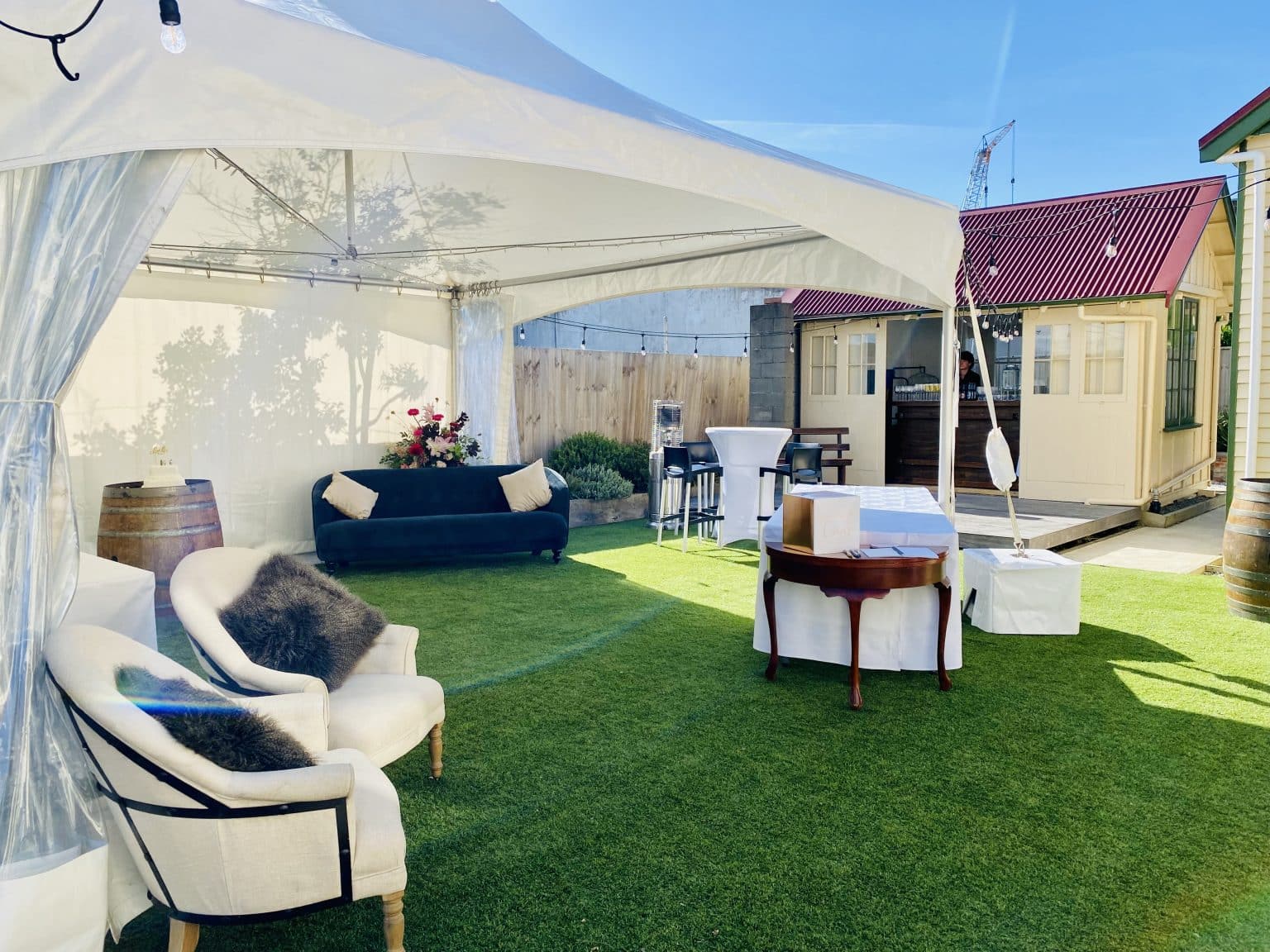 Small Fete Marquee Hire perfect for any number of occasions